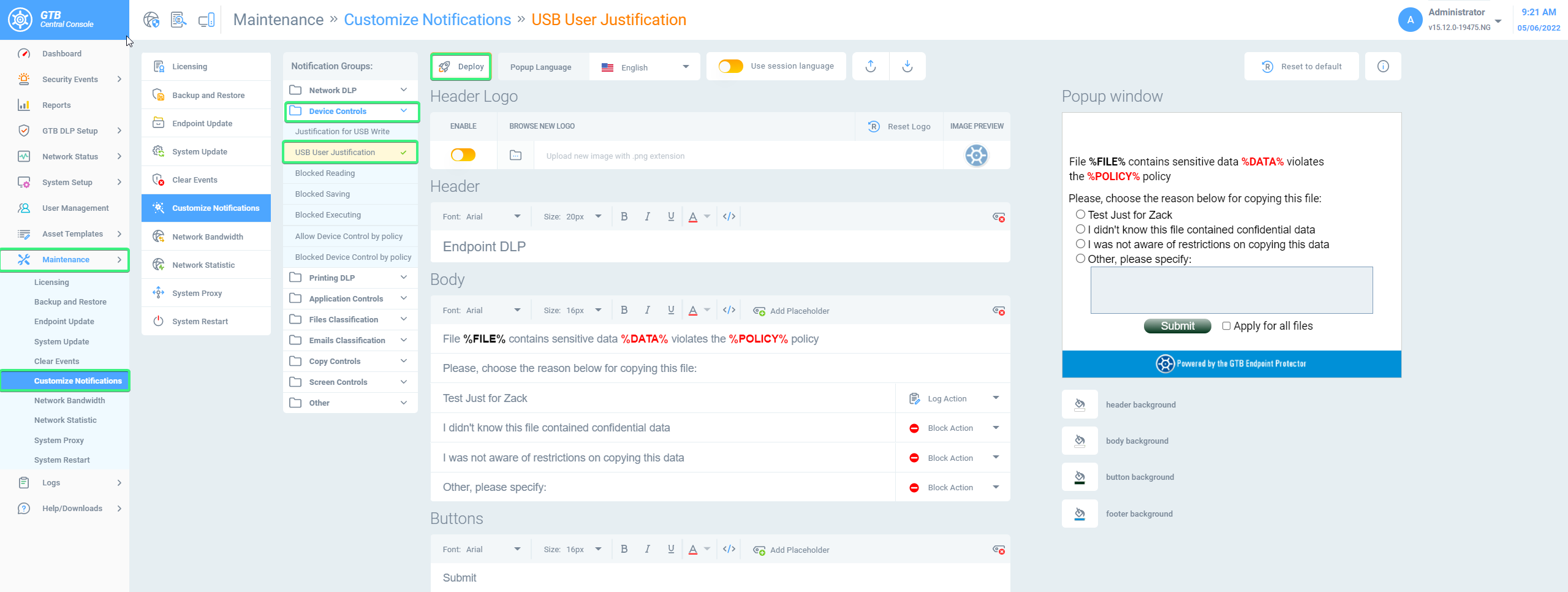 How to customize notifications